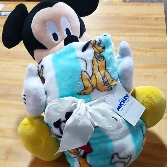 Toys | Mickey Mouse Buddy Throw | Poshmark